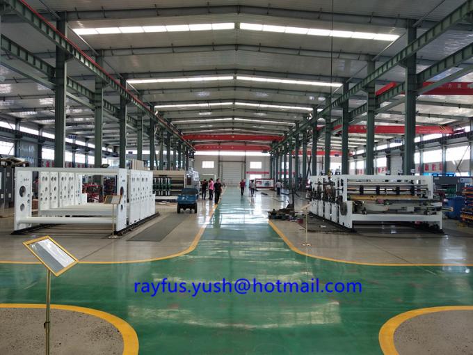 ประเทศจีน YUSH CARTON MACHINE COMPANY สายการผลิตของโรงงาน